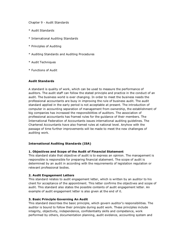 Audit Standards | PDF | Financial Audit | Audit