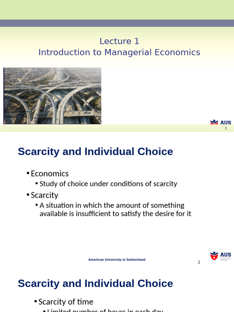 Lecture1_Introduction Nto Managerial Economics | PDF | Economics | Slope