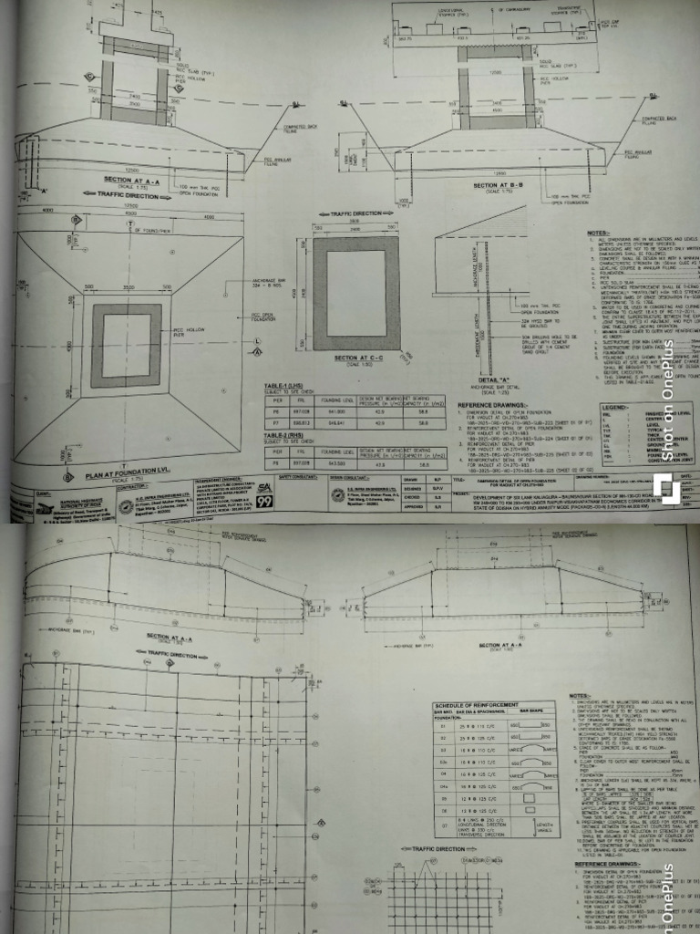 Viaduct Foundation Reinforcement Details | PDF | Civil Engineering ...