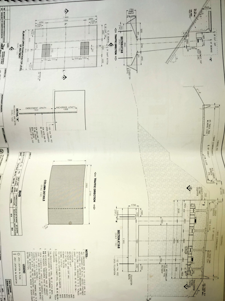 Raft Design for Viaduct Foundation | PDF | Civil Engineering ...