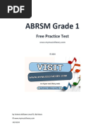 Grade 1 Abrsm 30 Tests | PDF | Clef | Scale (Music)