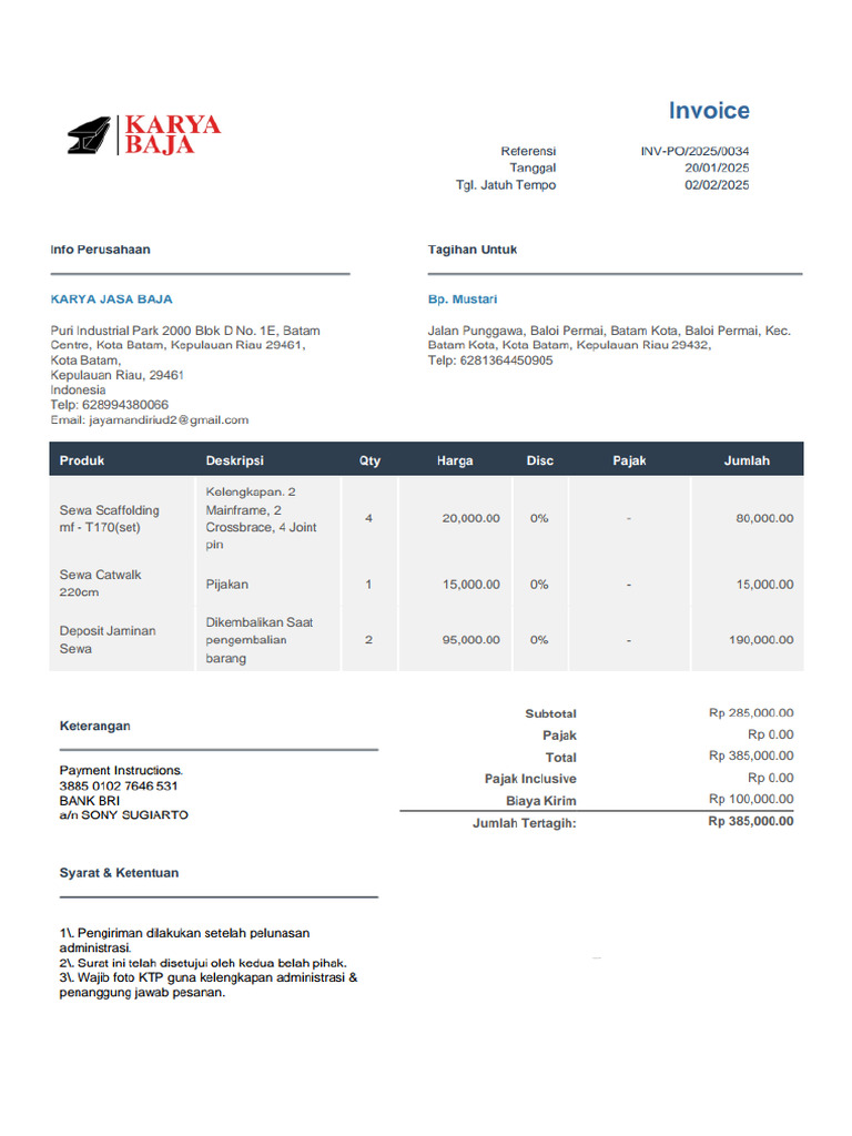 INV_SAL_INV-PO_2025_0034 | PDF