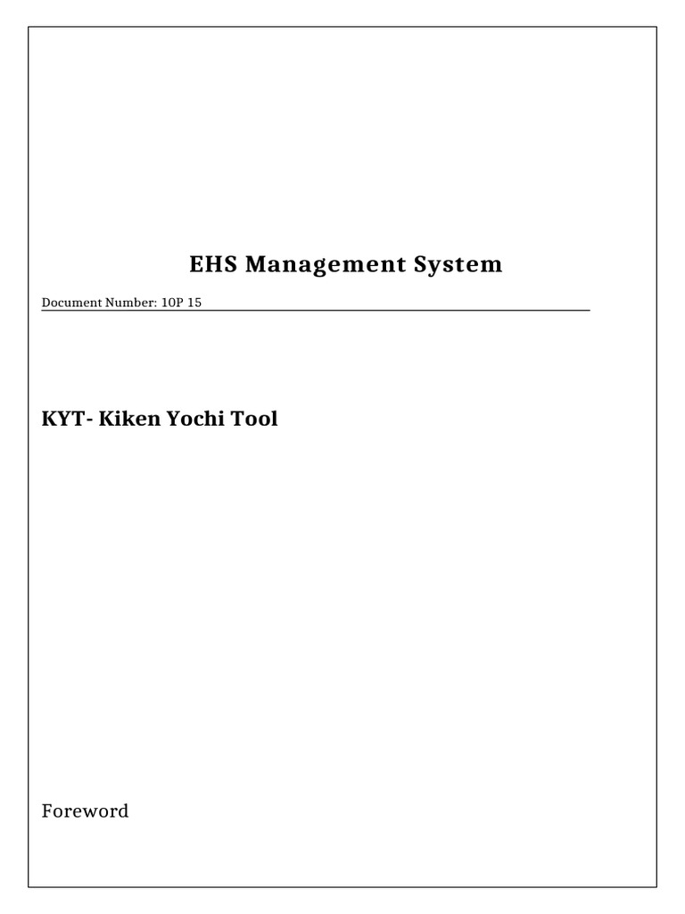10P 15_Kiken Yochi Tool | PDF | Risk | Risk Assessment