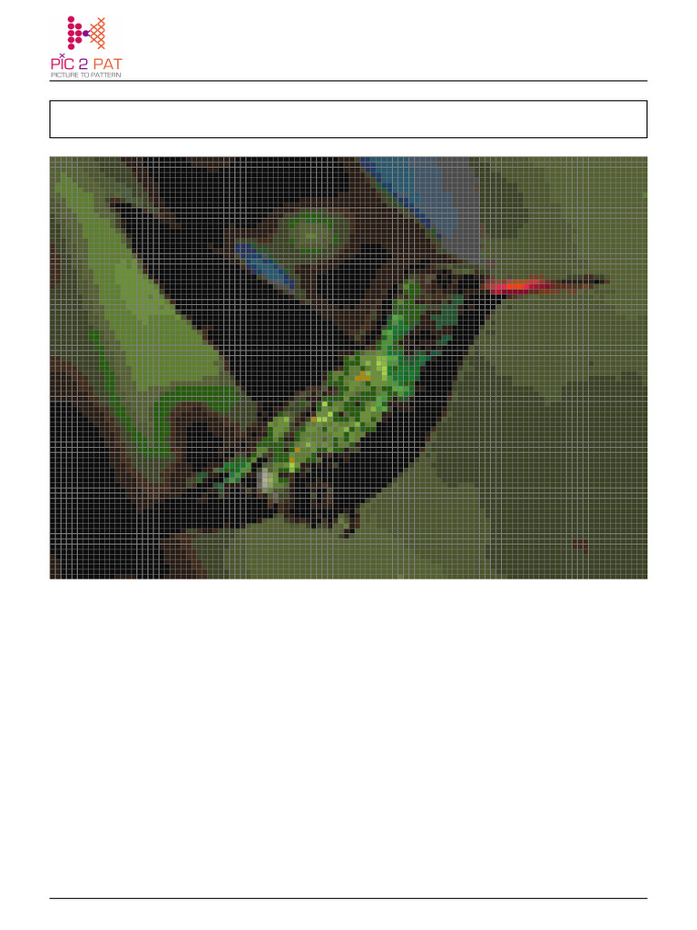 Patron Puntocruz Colibrii | PDF | Rainbow | Cascading Style Sheets