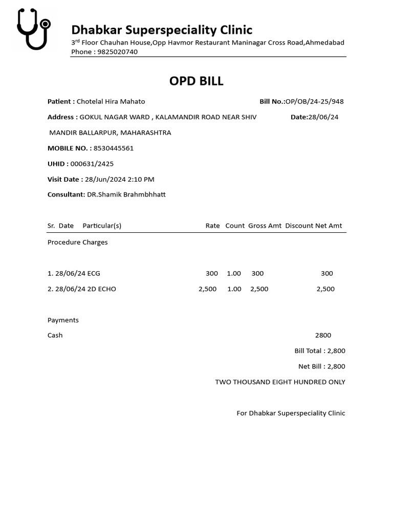 FITNESS BILL | PDF