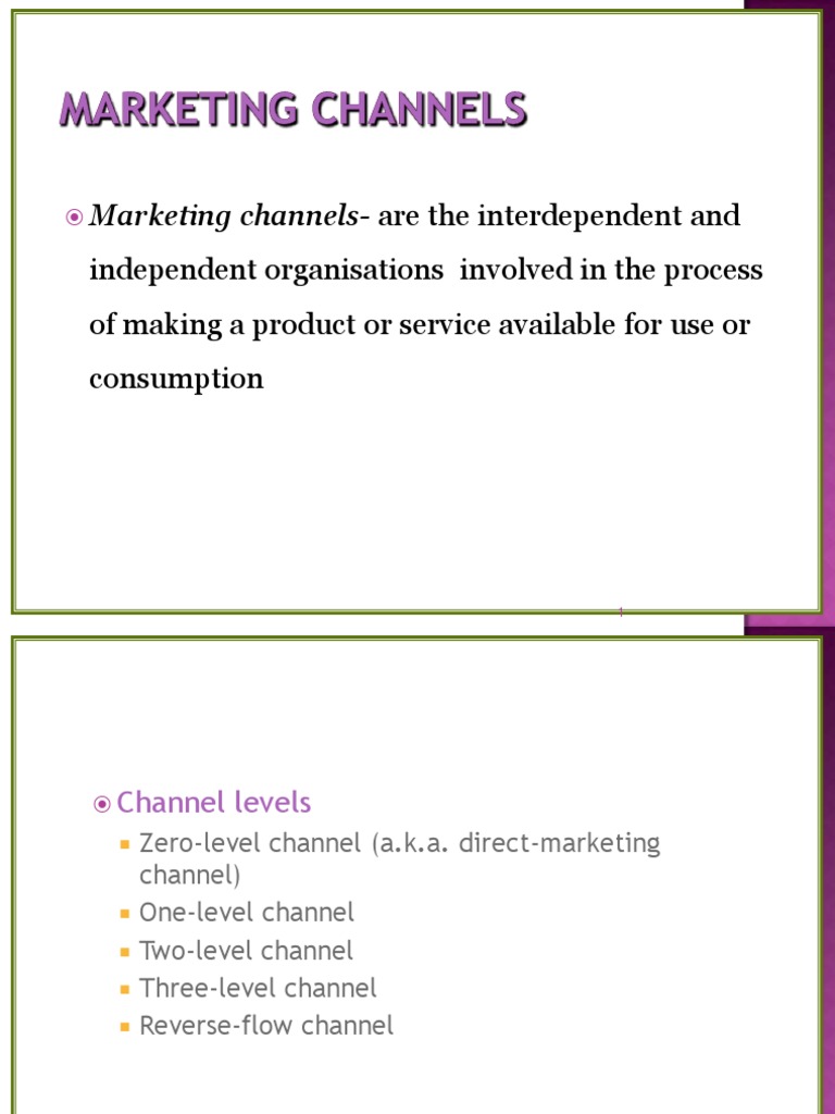Marketing Channel Design Guide | PDF