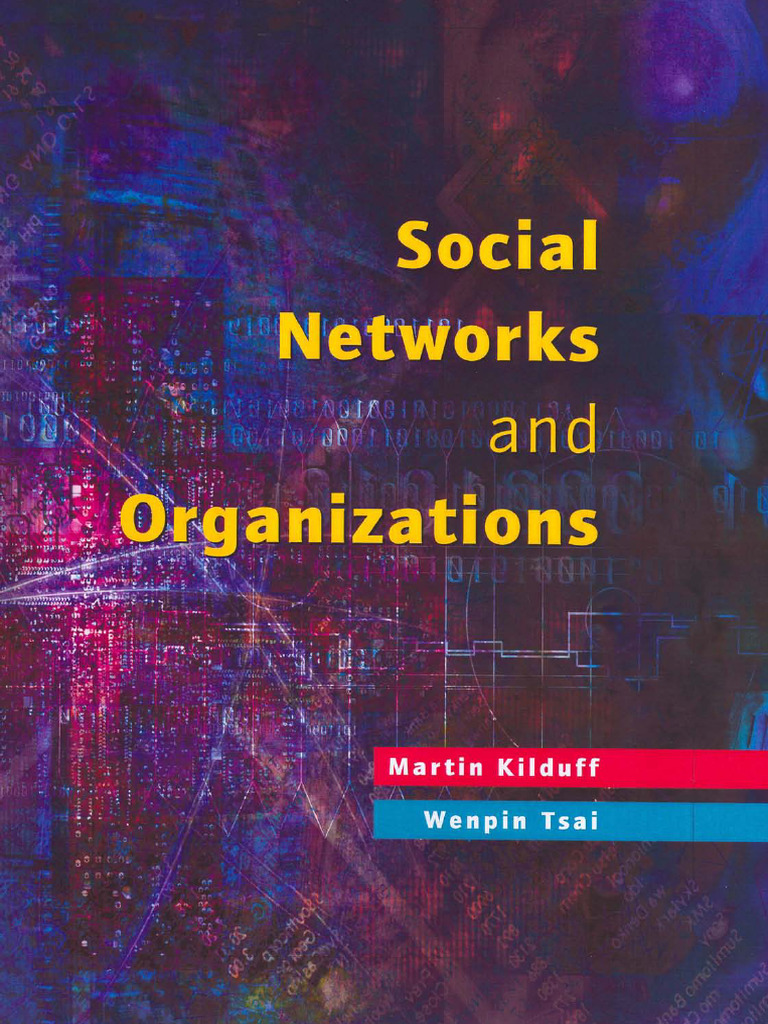 Pub Social Networks and Organizations | PDF | Social Network | Social ...