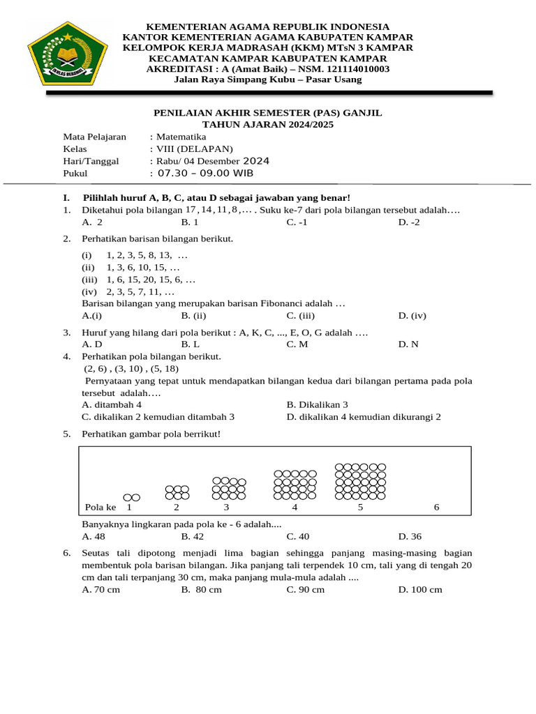 Uas MTK Kela8 K13-1 | PDF