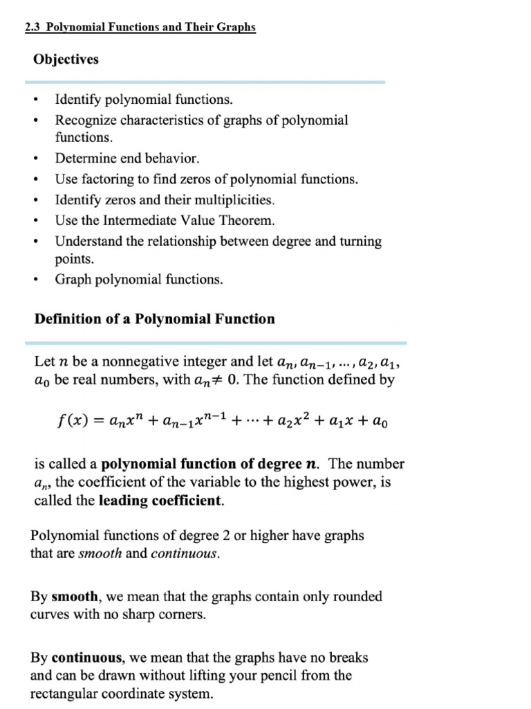 2.3+PRECALC | PDF