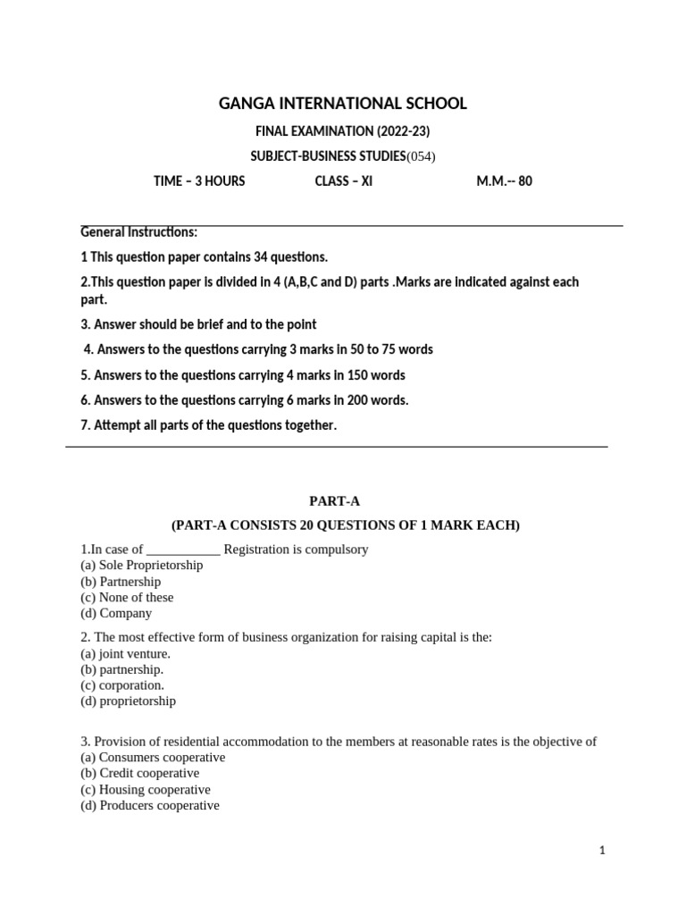 final paper | PDF | Partnership | Corporations