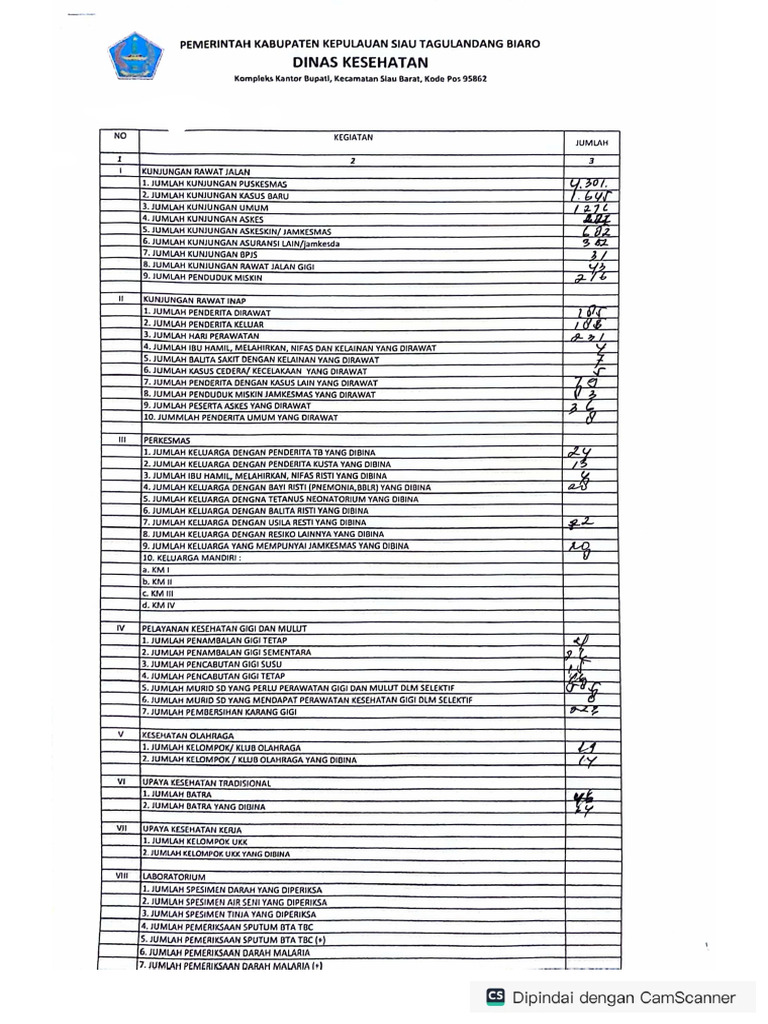 Laporan Kunjungan LB4 Puskesmas, OKTOBER 2024 | PDF