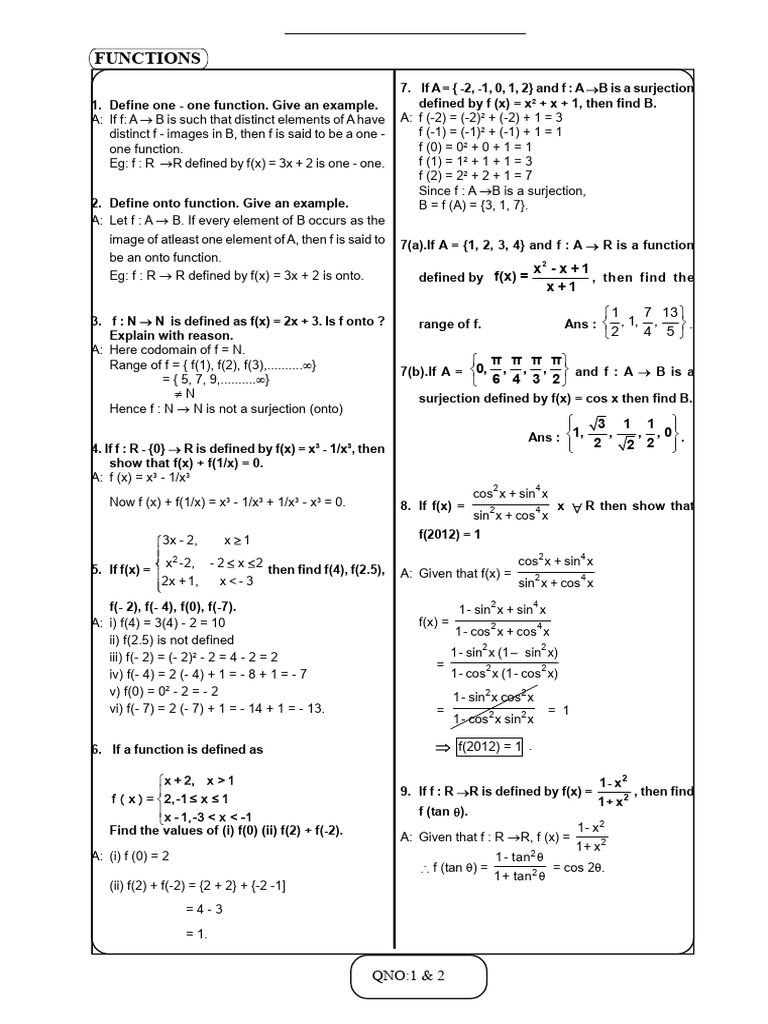 Maths Ia Vsaqs | PDF | Function (Mathematics) | Mathematical Analysis