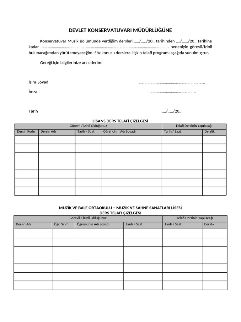 Ders Telafi Cizelgesi 87b6691b9a5d0d17 | PDF