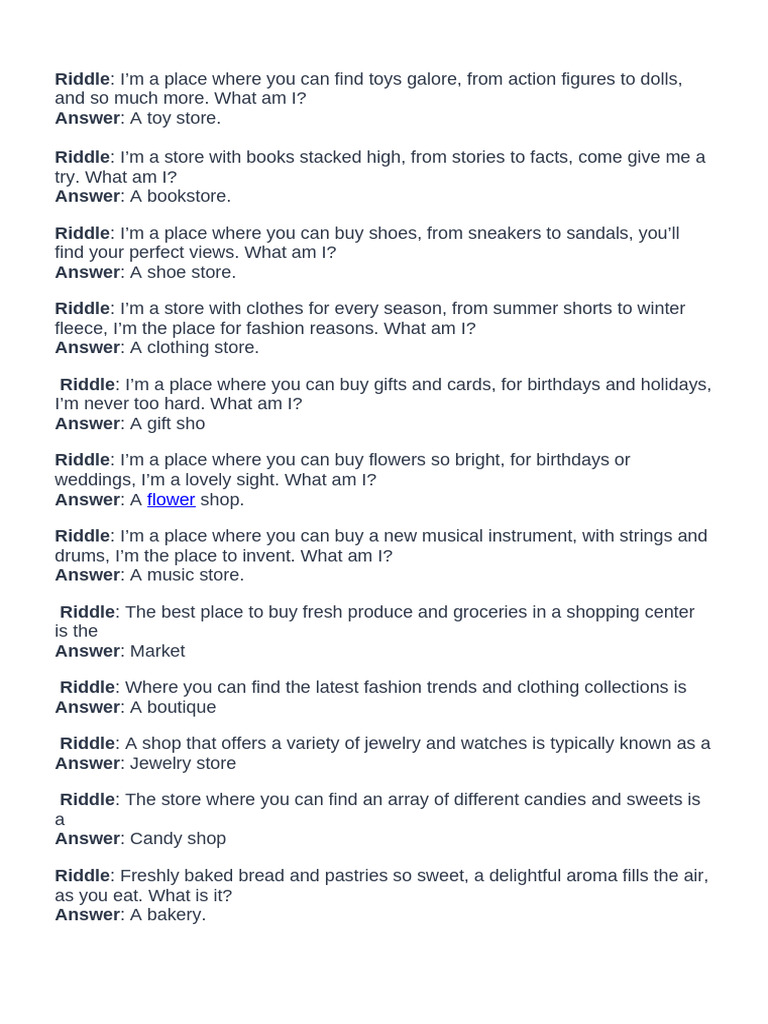 Riddle | PDF
