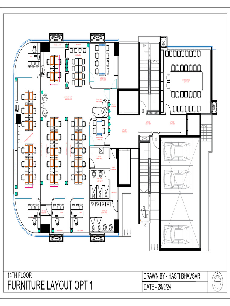 14th Floor Furniture Layout Plan | PDF
