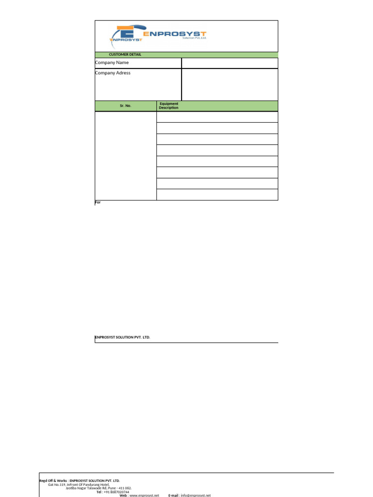 Customer Detail 2 Pdf