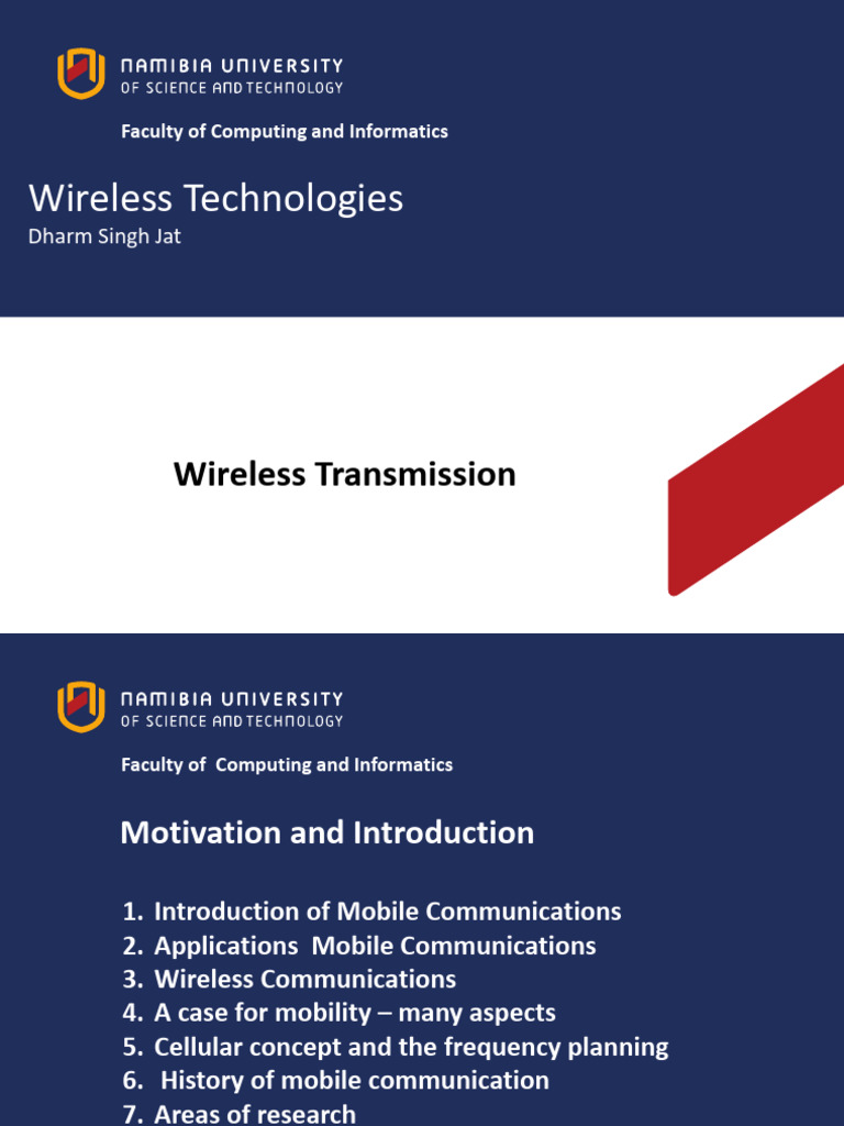 03 - WLT Wireless Technologies | PDF | Modulation | Computer Engineering