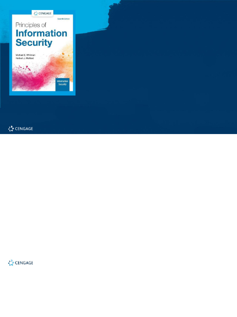 PoIS 7E PPT - Module 01a | PDF | Information Security | Computer Security