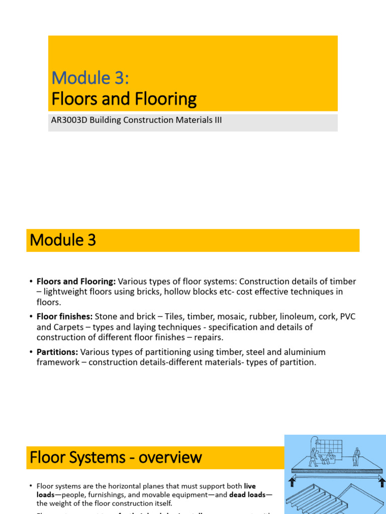 Types of Floors | PDF | Framing (Construction) | Beam (Structure)