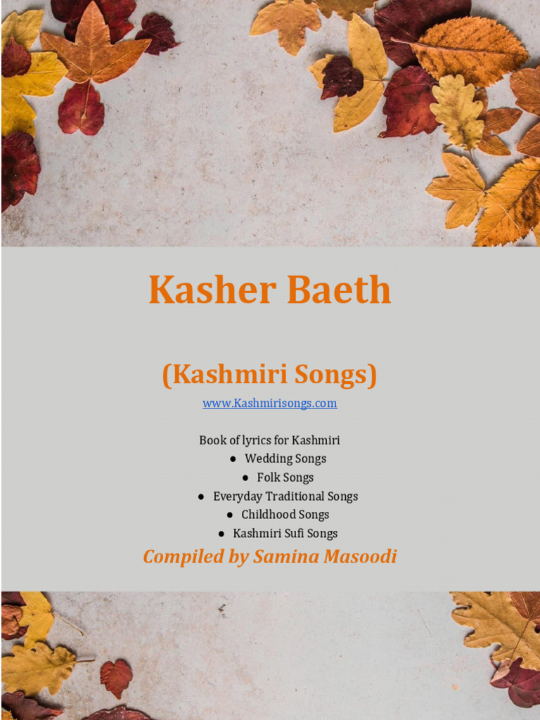 Kashmiri Songs 2023 | PDF | Books