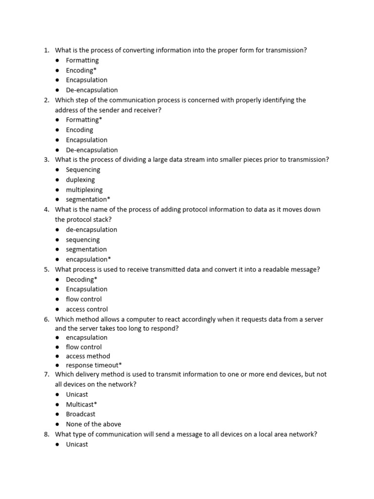 Networking Protocols and Data Transmission | PDF | Internet Protocol Suite | Transmission ...