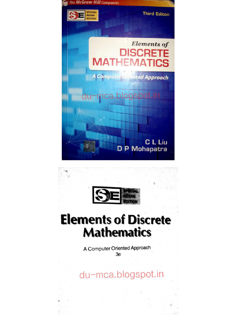 Elements of Discrete Mathematics Liu Mohapatra 3rd ( PDFDrive ) | PDF