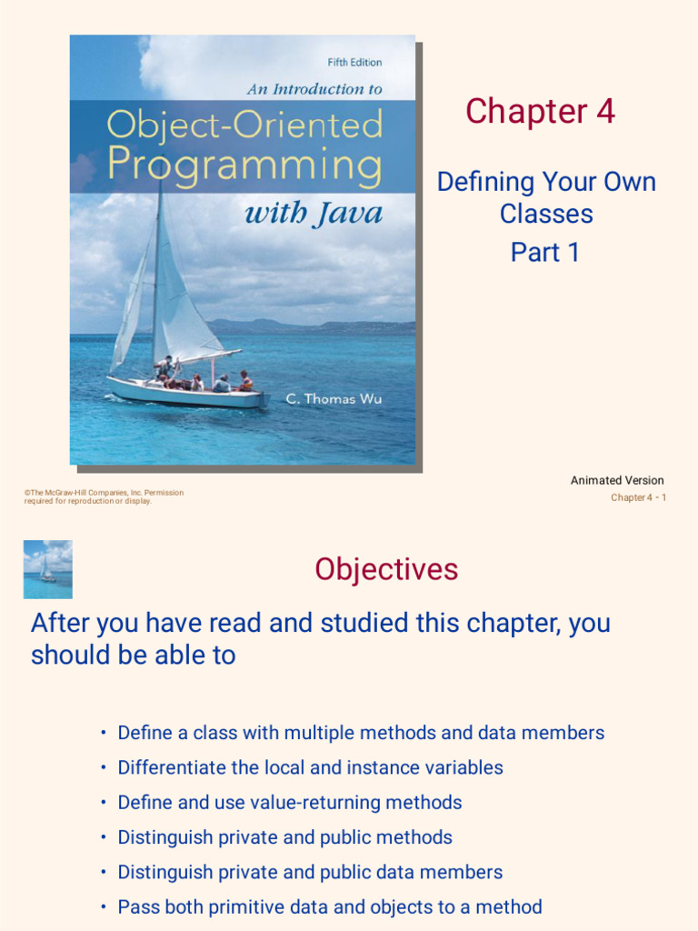 5th_Ed_Ch04 | PDF | Parameter (Computer Programming) | Constructor (Object Oriented Programming)