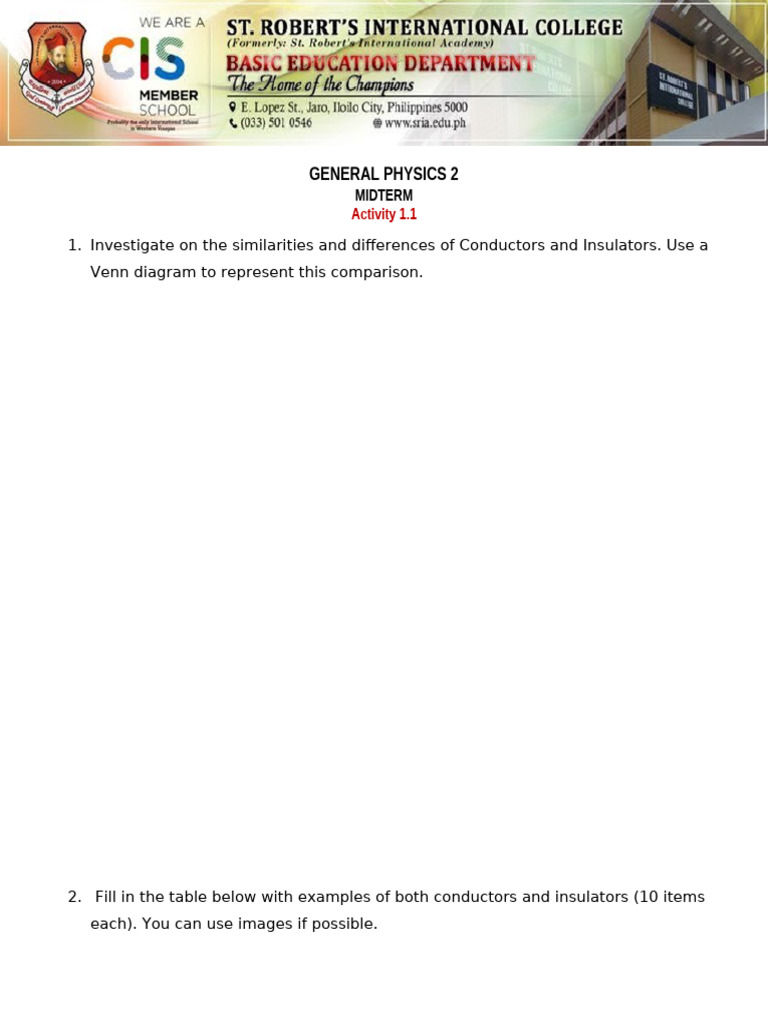 Activity 1a - Midterm | PDF
