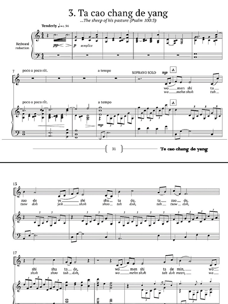 Ta cao chang de yang | PDF