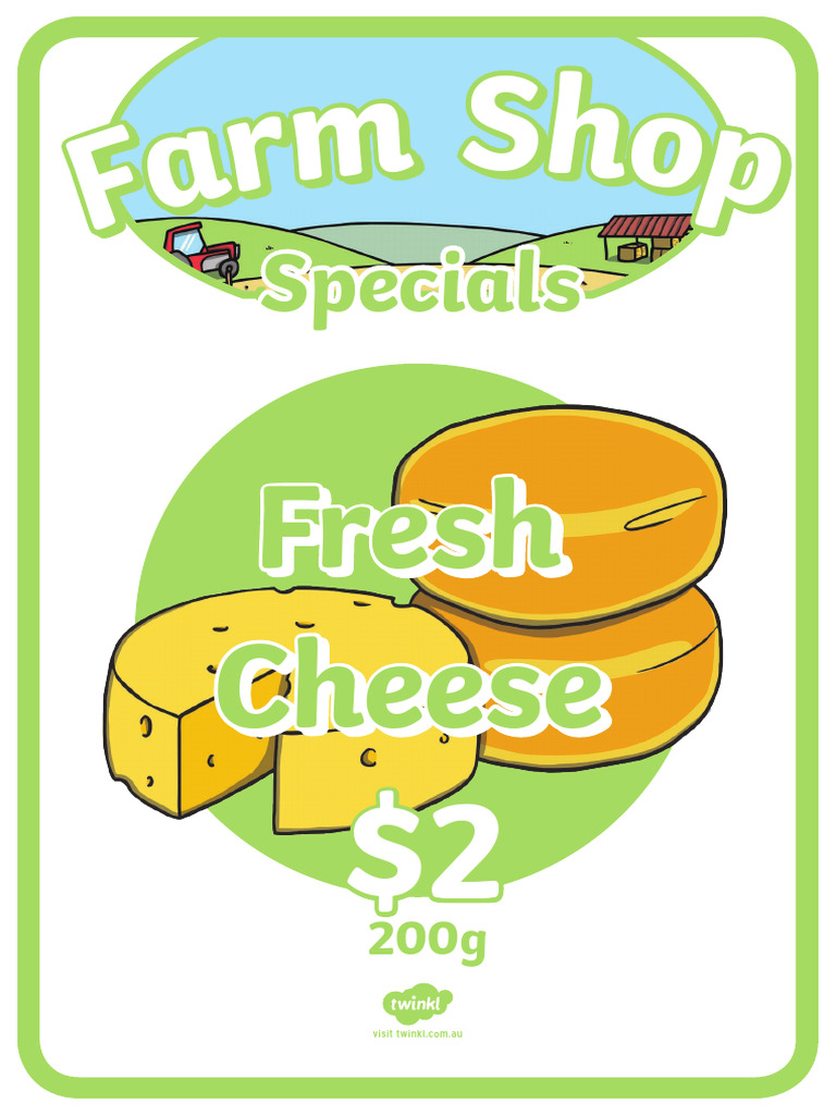 Farm Shop Weekly Specials & Prices | PDF