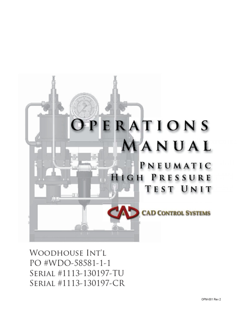 CAD Control Systems Operations Manual | PDF