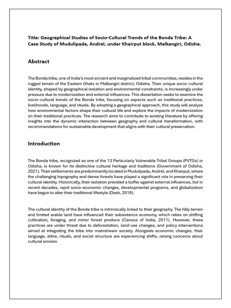 Proposal Dissertation | PDF | Geography | Science