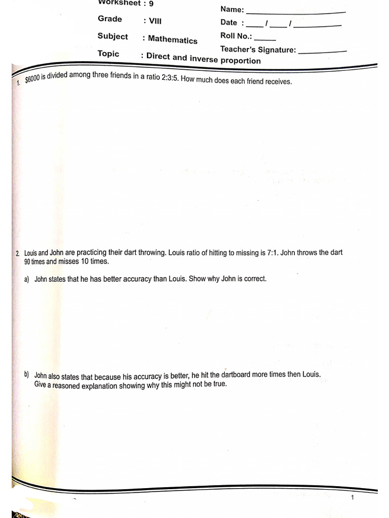 P.S.Tutorial Grade 8th WS3 | PDF