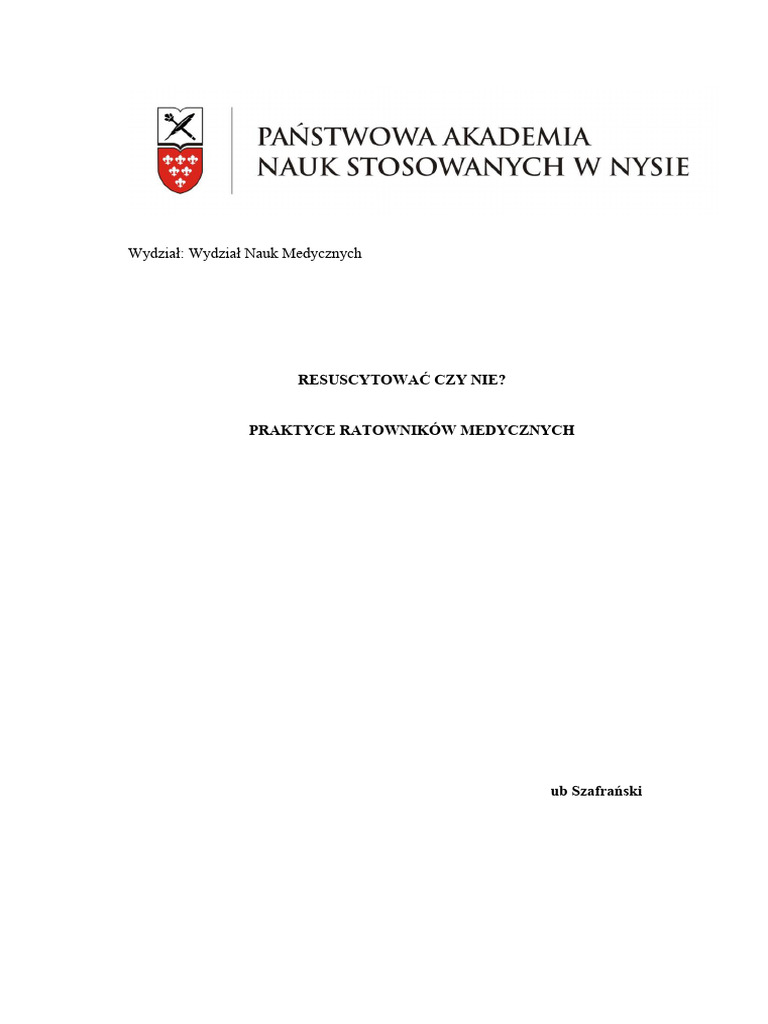 Praca Dyplomowa PDF - Jakub Szafrański | PDF