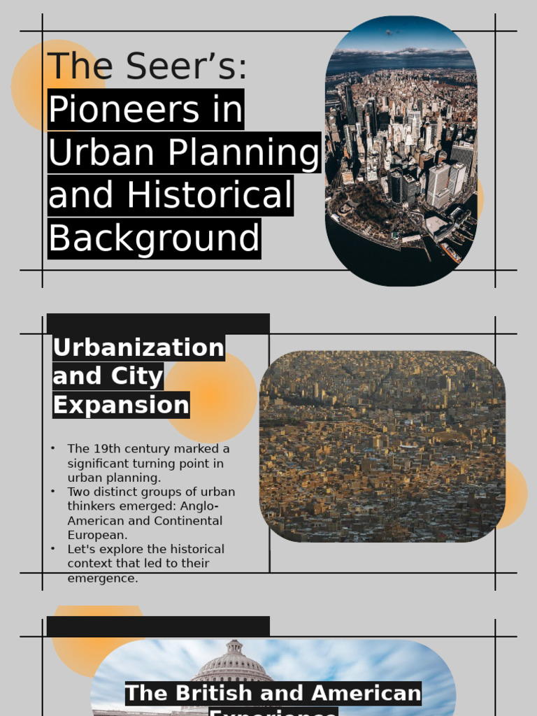Urban Planning Pioneers of the 19th Century | PDF | Urban Planning ...