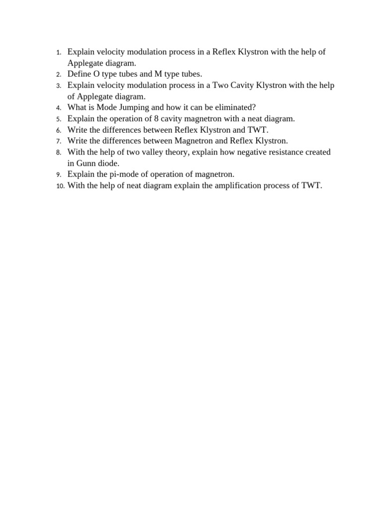 MOC Mid-1 Assignment Qstns | PDF