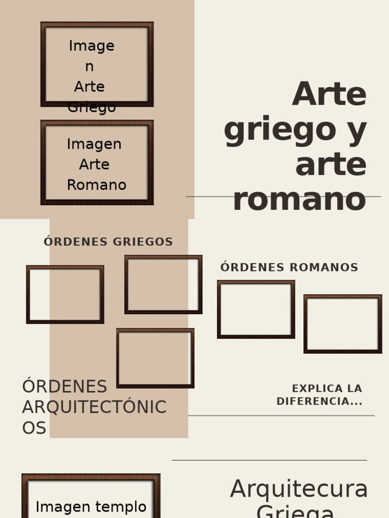 Arte Griego y Arte Romano | PDF