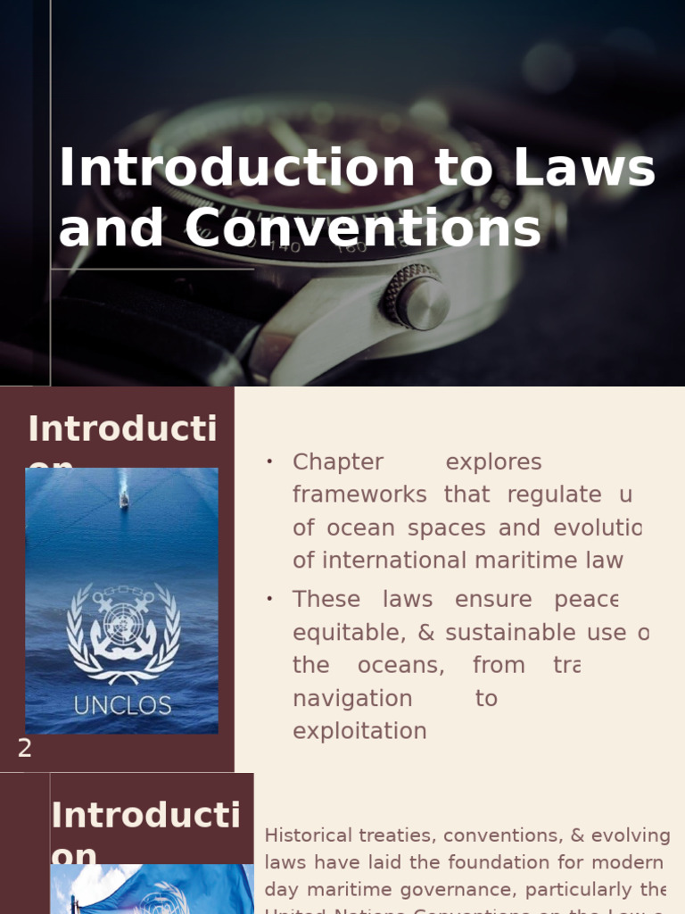 BE & GSCM Lecture 15 (Introduction to Laws & Conventions) | PDF ...
