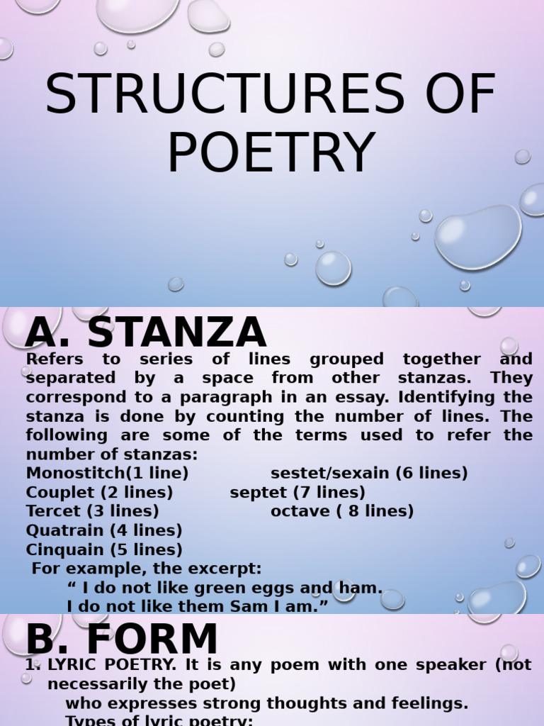 Understanding Poetry Structures and Forms | PDF | Poetry | Phonaesthetics