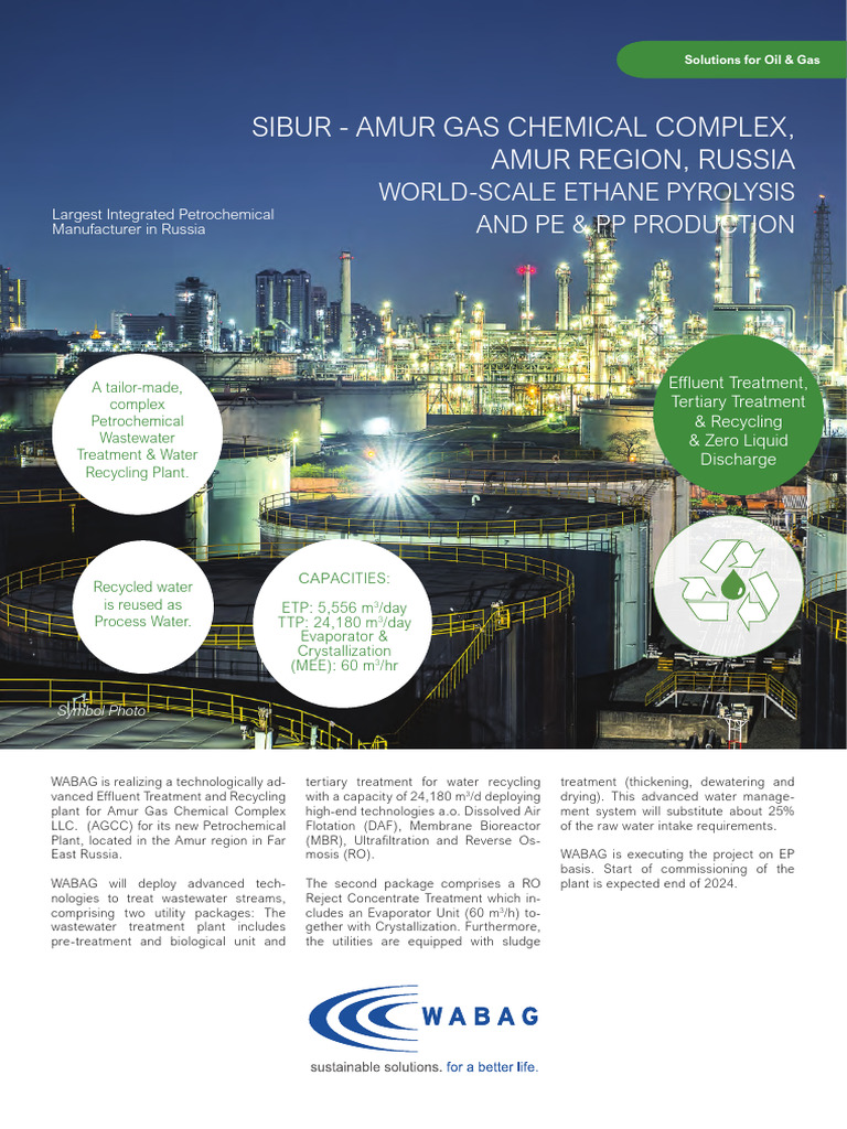 Sibur AMUR AGCC v12b WEB | PDF | Sewage Treatment | Reclaimed Water