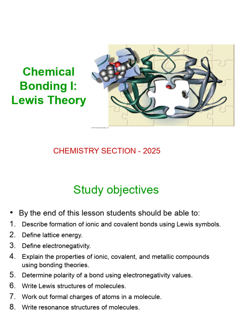 01 - CHEM 1201 - Lecture 1 - Chemical Bonding I | PDF | Ionic Bonding ...