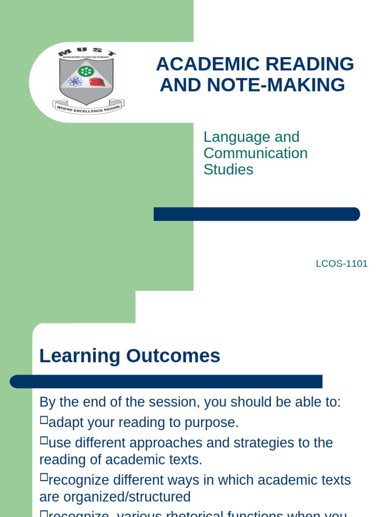 Academic Reading Strategies Guide | PDF | Speed Reading | Rhinoceros