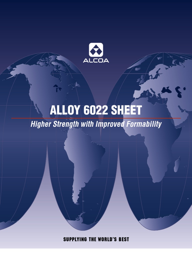 Alloy 6022 Tech Sheet Rev 2 | PDF | Sheet Metal | Welding