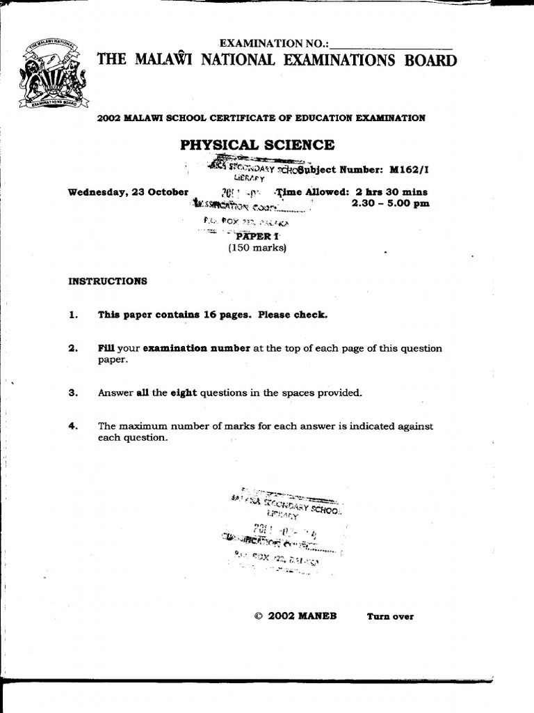 Physical Science (2) | PDF