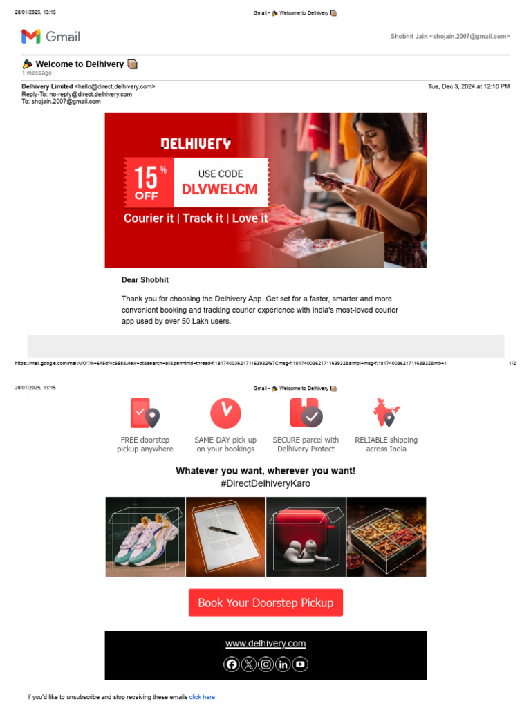 1 - ? Welcome To Delhivery ? | PDF