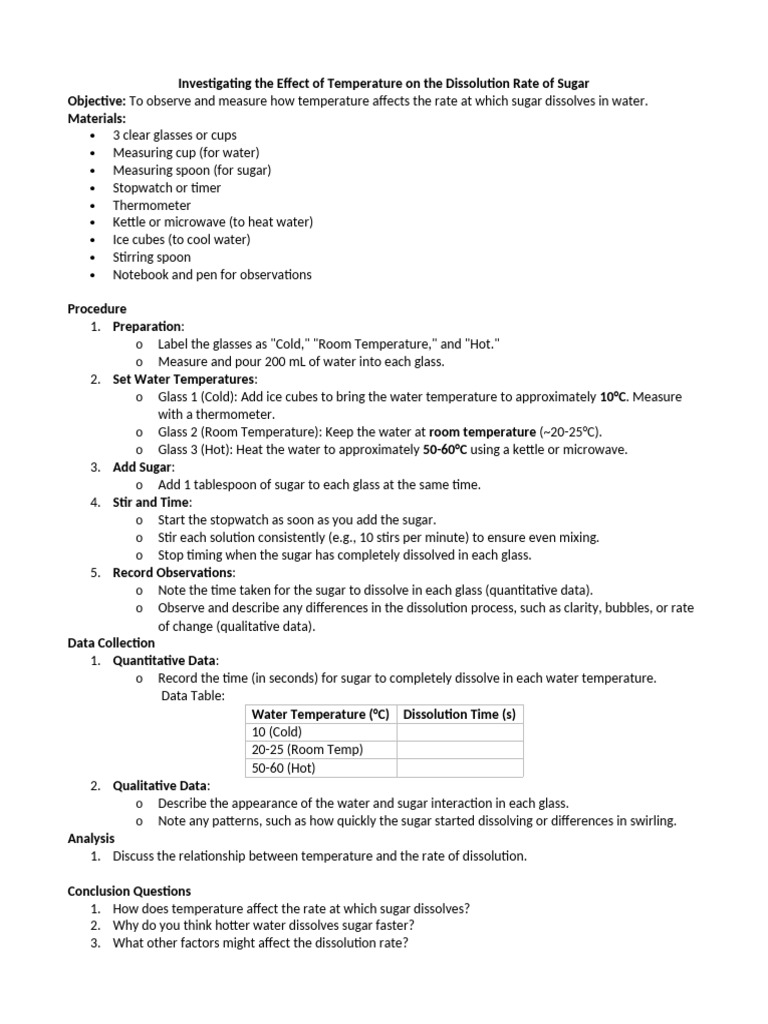 Research 2nd Guided Experiment | PDF | Temperature | Water