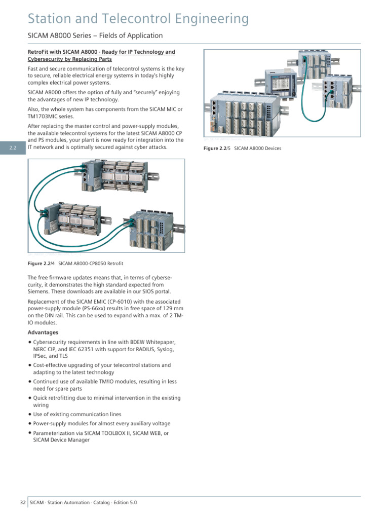 SICAM A8000 Retrofit for Cybersecurity | PDF | Electrical Grid | User ...