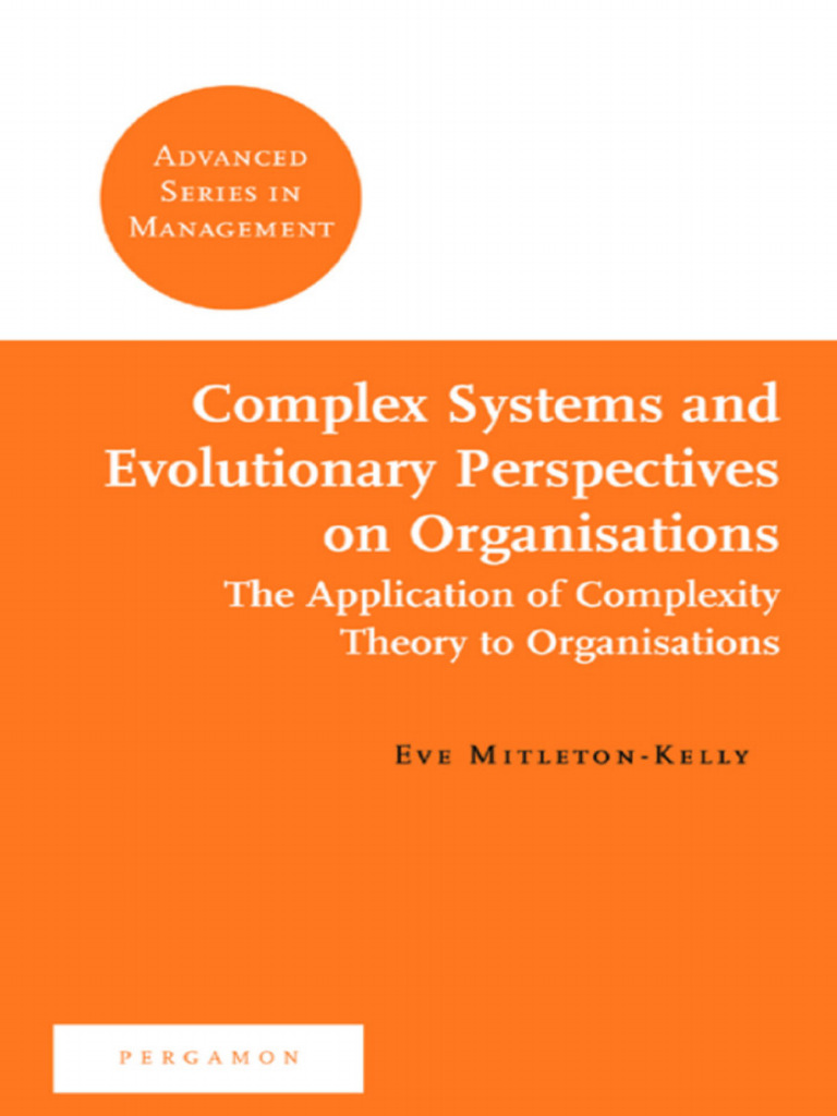Complex Systems On Organizations | PDF | Complejidad | Aprendizaje