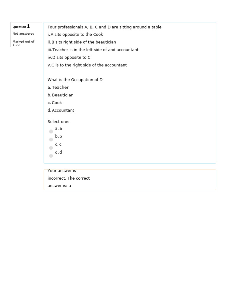 AMCAT-Logical Ability - VII | PDF | Yoga