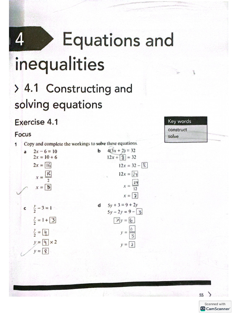 Workbook Exercises | PDF